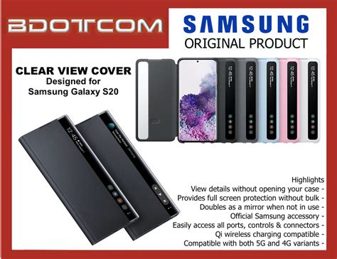 Original Samsung Clear View Cover For Samsung Galaxy S