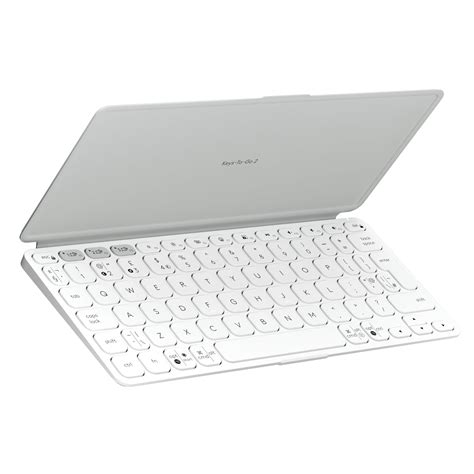 Logitech Keys To Go Portable Bluetooth Keyboard For Tablet With Built In Cover Slim And