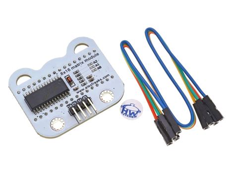 8x16 led matrix modul červená hwkitchen