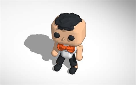 3d Design Pewee Herman Funko Pop Tinkercad