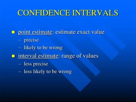 PPT CONFIDENCE INTERVALS PowerPoint Presentation Free Download ID