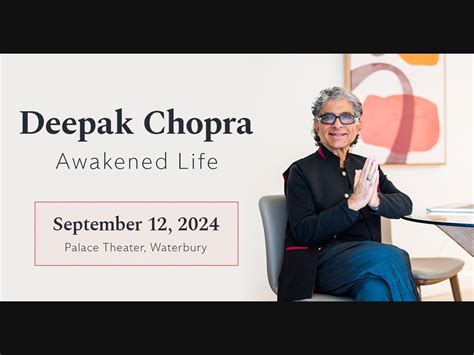 Deepak Chopra To Appear At The Palace Theater Naugatuck Ct Patch