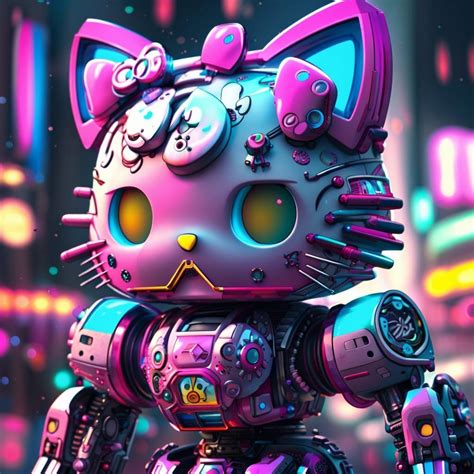 Neon Robot Wallpapers Top Free Neon Robot Backgrounds Wallpaperaccess