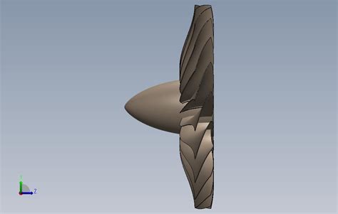 喷气发动机涡轮螺旋桨风扇 Solidworks 2017 模型图纸免费下载 懒石网