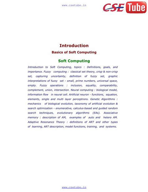 pdf 01 introduction to soft computing cse tube dokumen tips