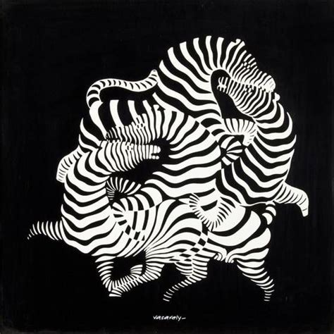 Viktor Vasarely: Zebras - Pinter Auctions | Victor vasarely, Opt art ...