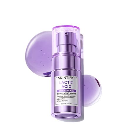 33 New Launch Skintific Lactic Acid Skin Renewal Exfoliating Serum