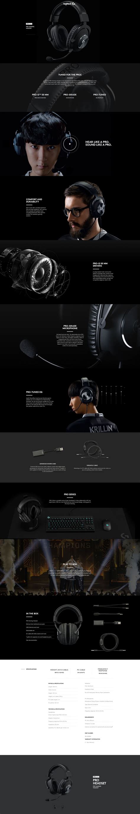 Logitech Pro Gaming Headset