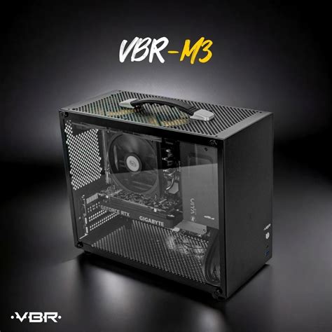 jual vbr m3 compact high performance usb type c m atx gaming case