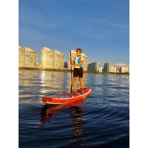Надувная SUP доска 350 Fanwater KOI 350 "Рыба Дракон", цвет красный ...