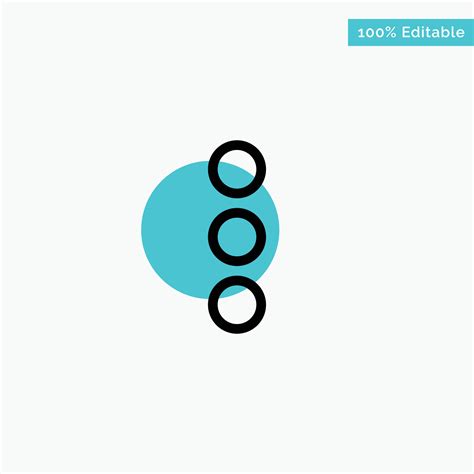 App Phone Ui Turquoise Highlight Circle Point Vector Icon 13508234