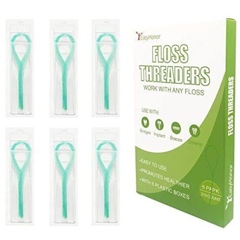 Dental Floss Threaders For Braces Bridges And Implants Green Count Pack Artofit
