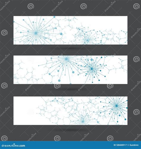 Array With Dynamic Emitted Particles Stock Vector Illustration Of