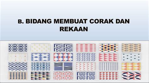 Bidang Membuat Rekaan Dan Corak Javierqocherry