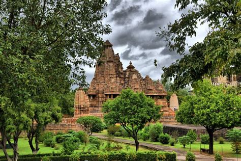 Views Of The Main Monuments And Points Of Interest In India Khajuraho Temples Or Kamasutra