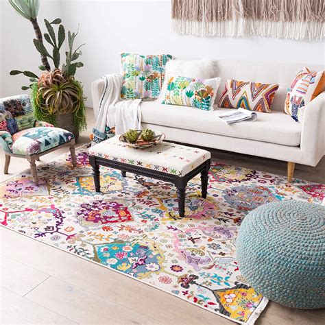 페르시아 스타일 터키 수입 카펫 거실 침실 티 테이블 도어 매트 두꺼운 침대 옆 러그 가정용 소파카펫 Aliexpress