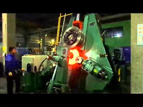 금속 링 롤러 압연 링 압연 기계 Youtube