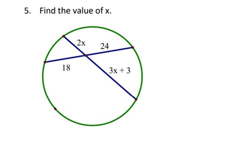 Solved Find The Value Of X Chegg Com
