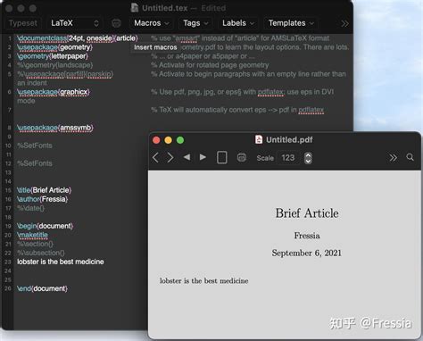 macOS 配置 LaTeXMacTeX TeXstudio VS Code 知乎