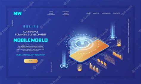 Premium Vector Technology Isometric Concept Smartphone In Isometry