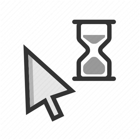 Arrow Cursor Hourglass Pointer Wait Icon Download On Iconfinder