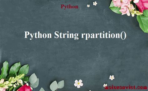 Python String Rpartition Vietmxs Blog