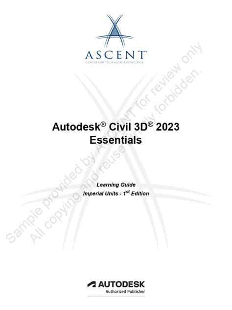 Civil 3d 2023 Essentials Pdf