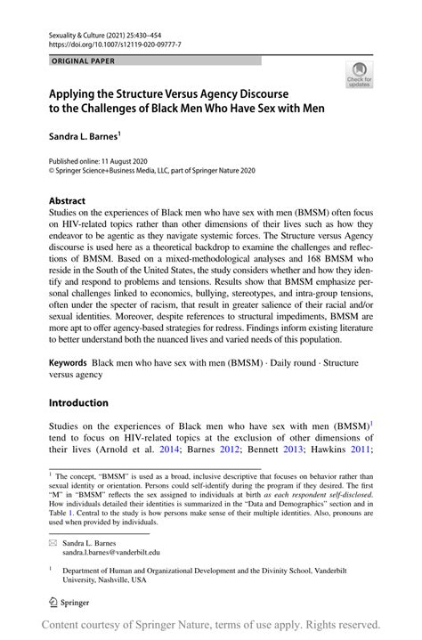 Applying The Structure Versus Agency Discourse To The Challenges Of