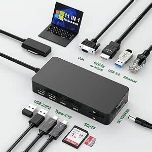 Amazon Com New Microsoft Surface Dock 2 11 In 1 Surface Docking Station With 4K HDMI VGA