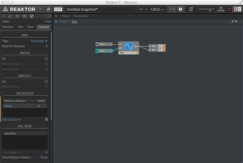 Using Reaktor 6 As A Osc Receiver Rangarajan Krishnamoorthy On