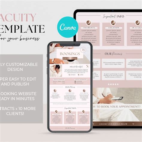 Pink Acuity Schedule Etsy