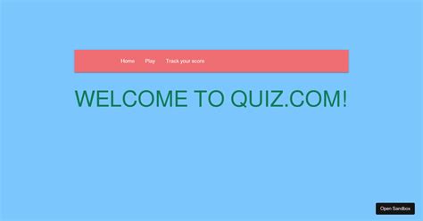 react codesandbox