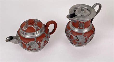 Sold At Auction Antique Chinese Wen Hua Shun Creamer And Teapot