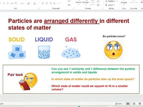 particle theory ks3 three lessons incudes differentiated powerpoint