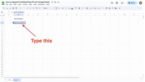 Integrating Google Sheets With The CoinMarketCap API A Step By Step Guide