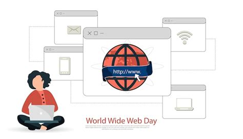 Premium Vector World Wide Web Day
