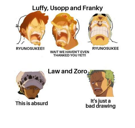 We Can All Agree Robin Loved Ryunosuke The Most Tho R Memepiece