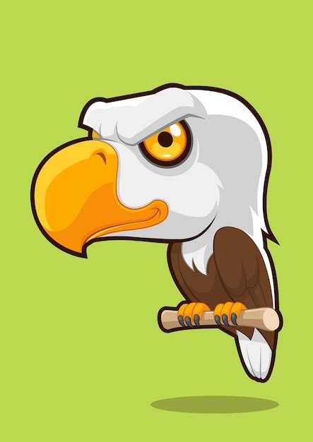 Premium Vector Cute American Bald Eagle