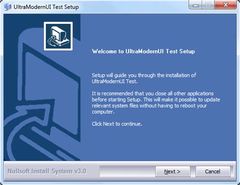 Nsis Ultra Modern User Interface