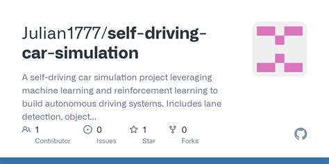 Github Julian1777 Self Driving Car Simulation A Self Driving Car Simulation Project