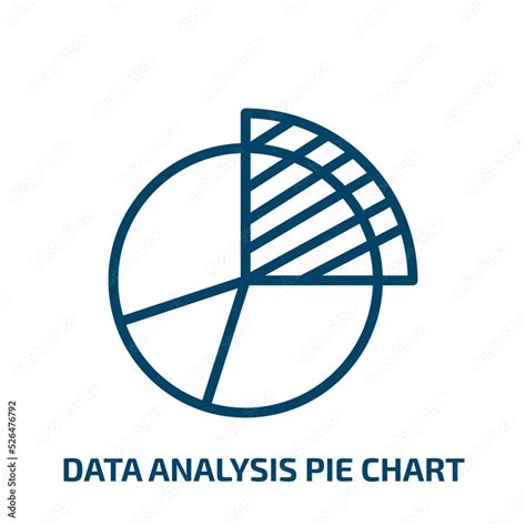 Data Analysis Pie Chart Icon From Business And Analytics Collection Thin Linear Data Analysis