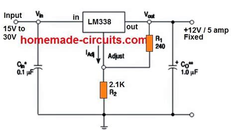 Voltage Regulator Circuit 12v