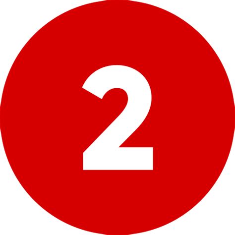Number 2 Free Icon