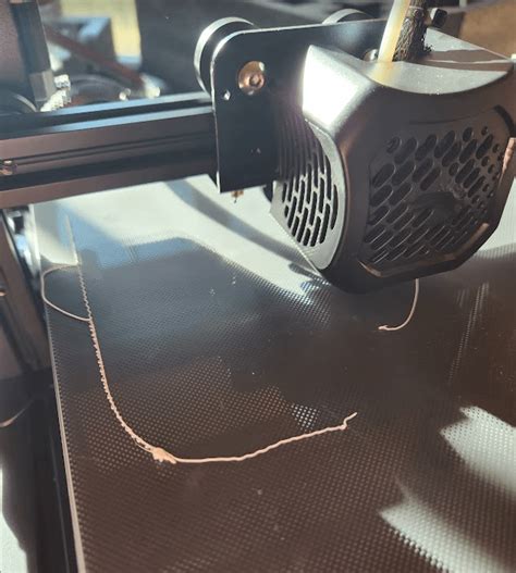 First Print Help Its Dragging Filament All Over R3dprinting