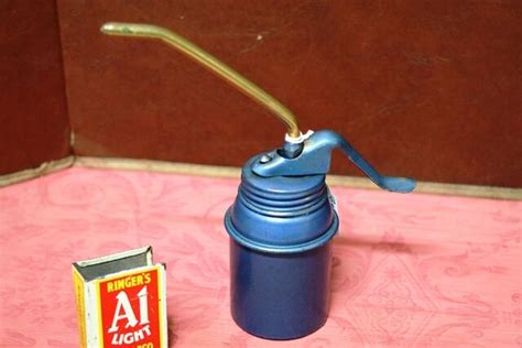 Vintage German Pressol Small Pump Handle Oiler Xxxx Antique Complex