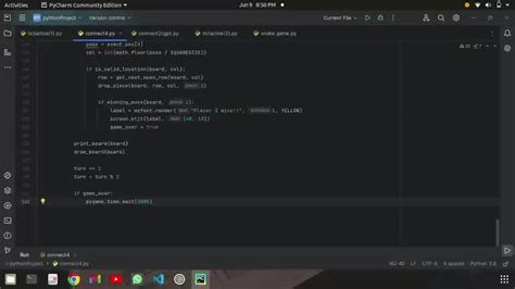 Video Developed A Connect 4 Game With Python Haritha Vaskuri Posted On The Topic Linkedin