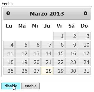 JQuery UI Datepicker Manual De Uso Avanzado