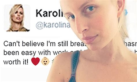 Karolina Kurkova Reveals Shes Still Breast Feeding Seven Month Old Son