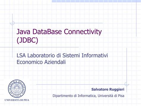 Ppt Java Database Connectivity Jdbc Powerpoint Presentation Free