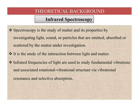 Fourier Transform Infrared Spectroscopy Pdf Chemistry Science
